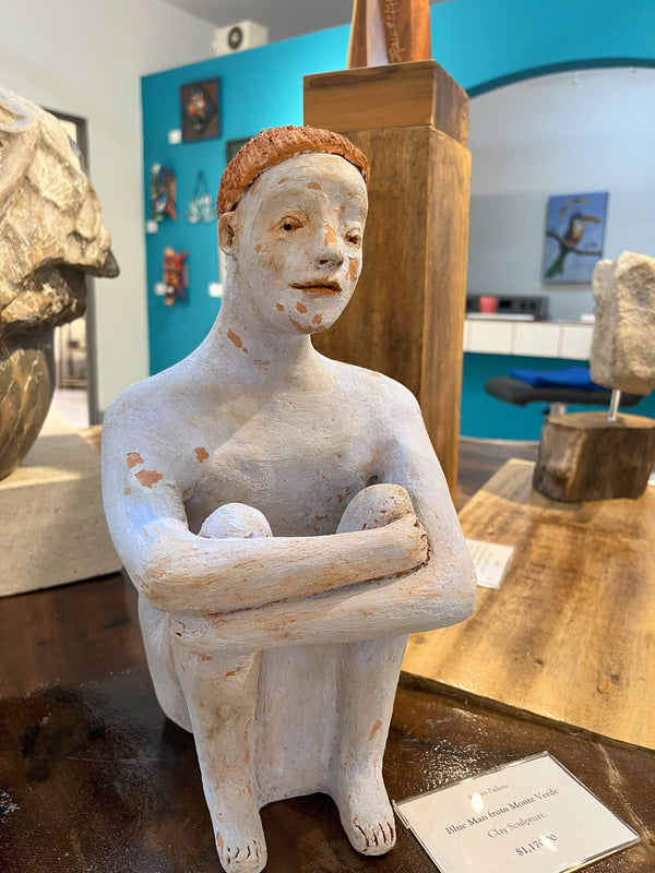 The Blue Man from Monte Verde Clay Sculpture – Galeria 1084 - Fine Art ...